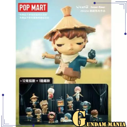 【ORIGINAL】POPMART Pop Mart HIRONO Mime Series Figures Blind Box ...