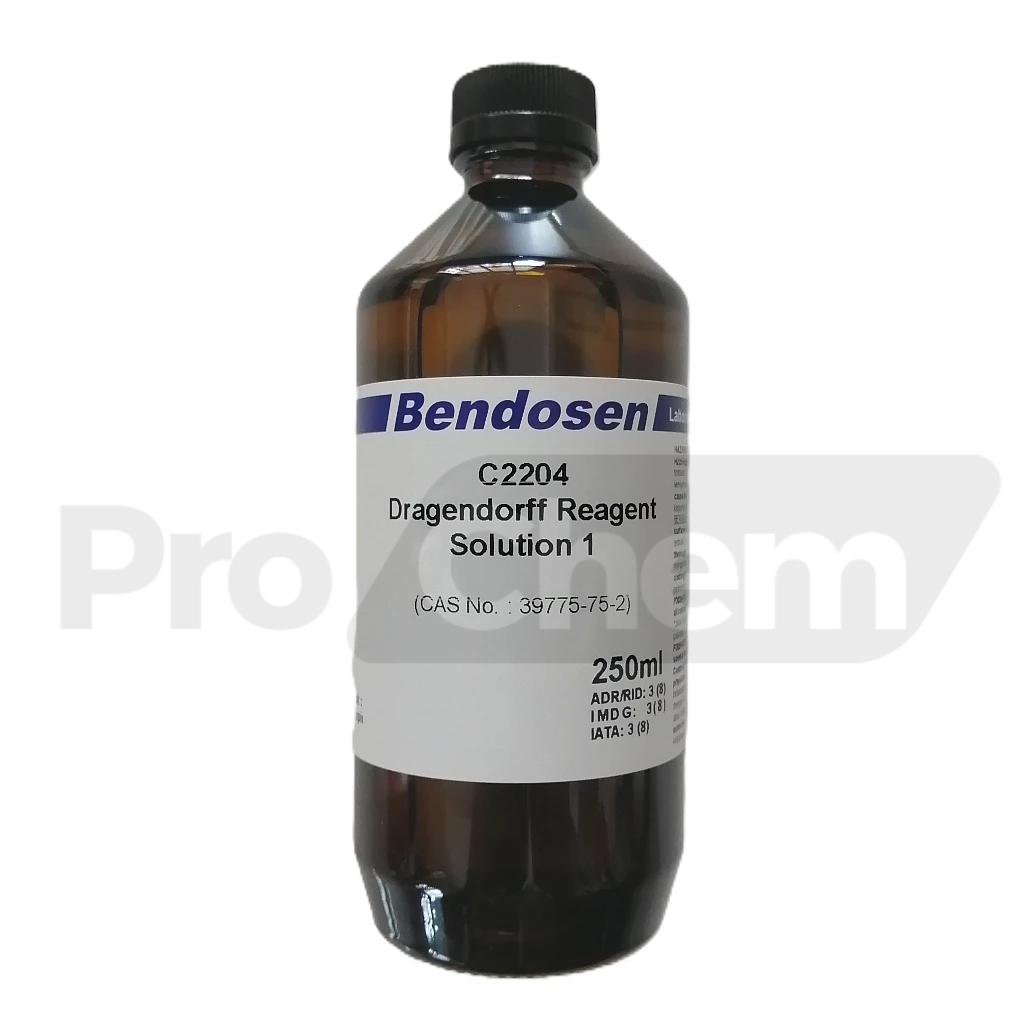 Dragendorff Reagent solution 1, Bendosen, 250ml | Shopee Malaysia