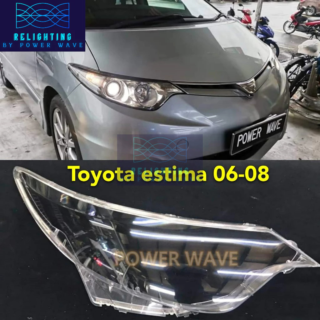 TOYOTA ESTIMA ACR50 06-08 2006 2007 2008 ACR 50 HEADLAMP COVER HEADLAMP ...