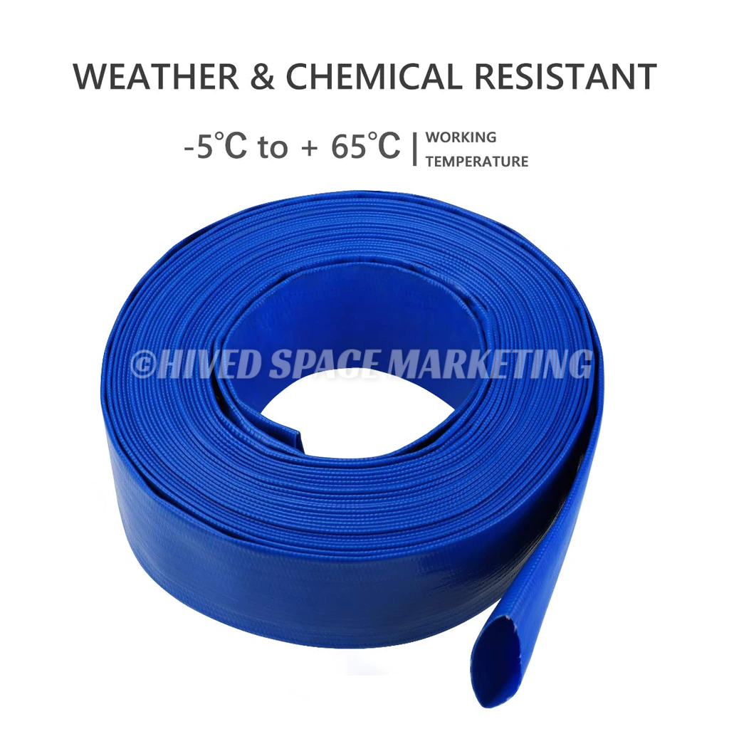 (100 Meter) 2" 3" 4" 6" 8" Heavy Duty Sunny Hose PVC Water Discharge ...