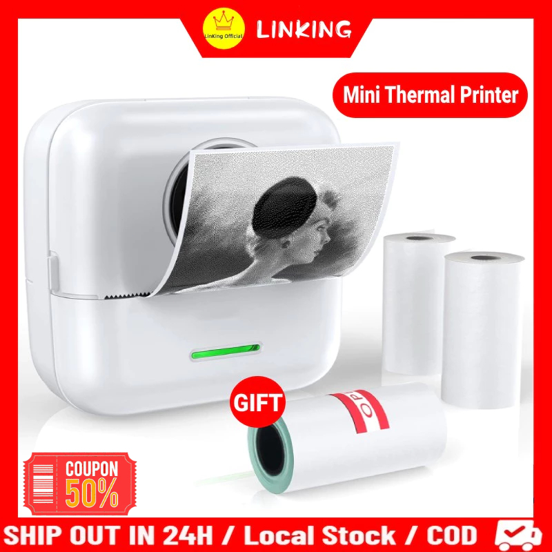 Lowest price Mini Portable Thermal Printer Pocket Printer Wireless ...