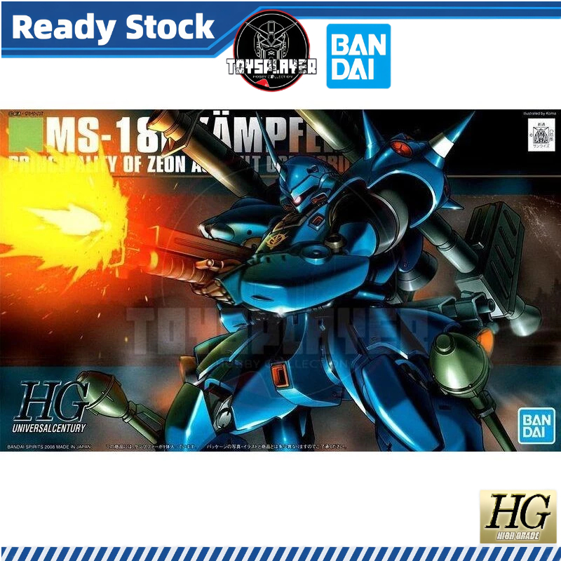 BANDAI HGUC 1/144 MS-18E Kampfer MODEL KITS | Shopee Malaysia
