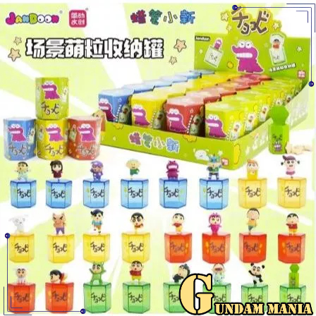 【GENUINE】Jandoon Crayon Shinchan Characters Mini Beans Storage Box ...