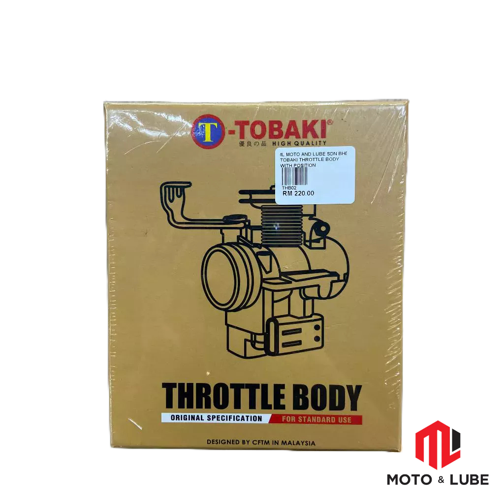 TOBAKI THROTTLE BODY WITH POSITION SENSOR&STEPPING MOTOR-BEAT110 FI V1 ...