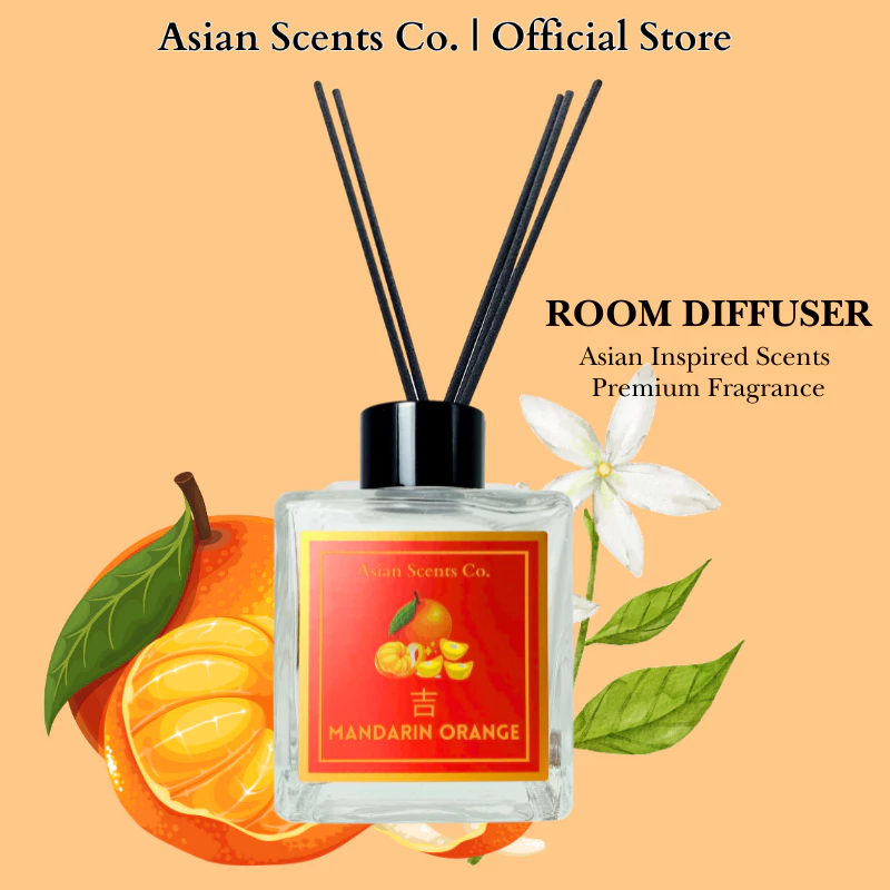 Asian Scents Co. Mandarin Orange reed diffuser (100ml) | Shopee Malaysia