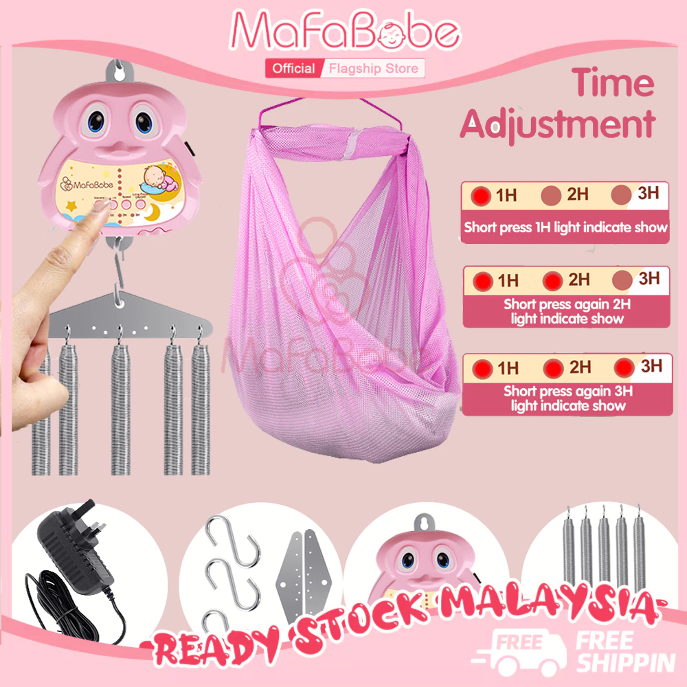 Mafababe Baby Cradle Swing with warranty Rangka Buaian Bayi Besi ...