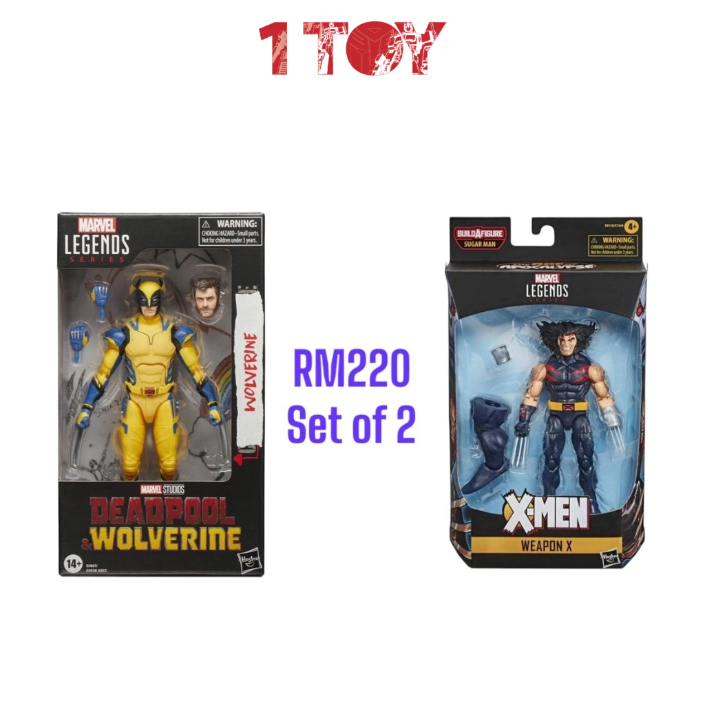 Marvel Legends D&W Wolverine & X-Men Weapon X set of 2 | Shopee Malaysia