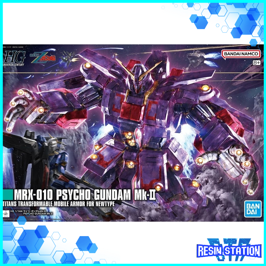 HGUC 1/144 Psycho Gundam Mk-II Z ZZ GUNDAM BANDAI GUNPLA MODEL KITS | Shopee Malaysia