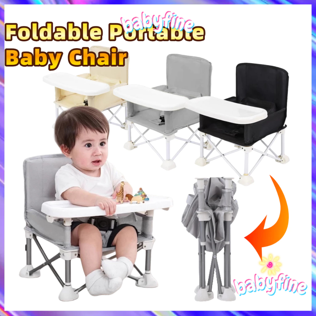 【LOWEST PRICE】Foldable Portable Lightweight Kid Dining Chair Multi ...