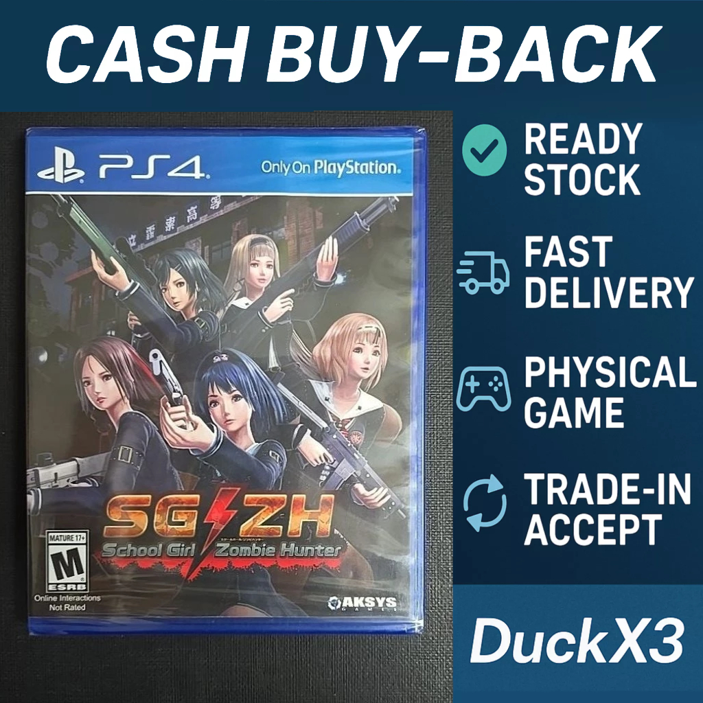 Playstation Ps4 School girl zombie hunter brandnew | Shopee Malaysia