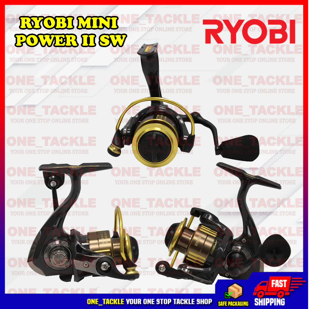 Ryobi mini power II sw ultralight spinning reel | Shopee Malaysia