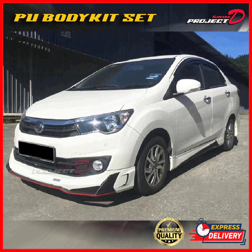💥Ready Stock💥Perodua Bezza 2016 D68 Concept PU Bodykit With Exhaust ...