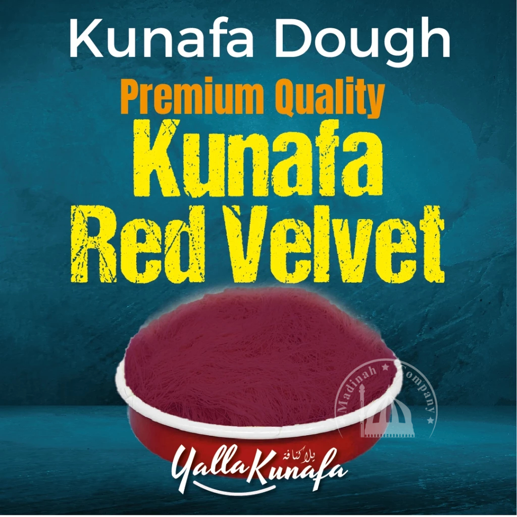 Red Velvet Fresh Kunafa Dough 500g - 1Kg by Yalla Kunafa | Shopee Malaysia