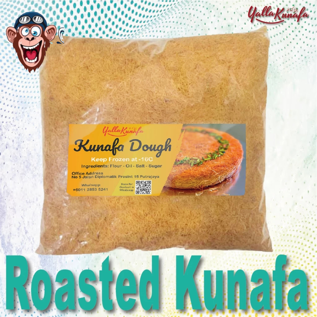 Kunafa Dough Roasted 1 kg Original by Yalla Kunafa Instant Delivery ...