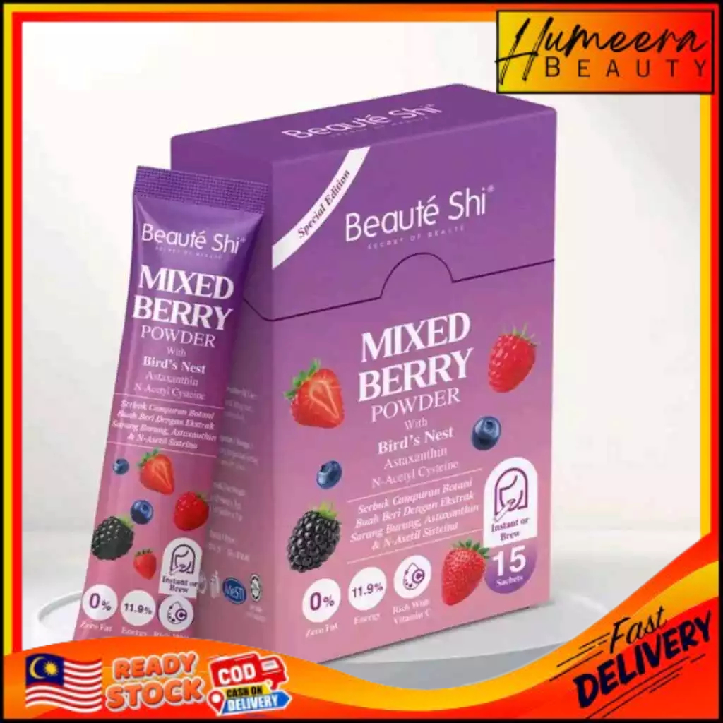 BEAUTE SHI MIXED BERRY POWDER SUPPLEMENT SHANIS ORIGINAL HQ 💯 | Shopee ...