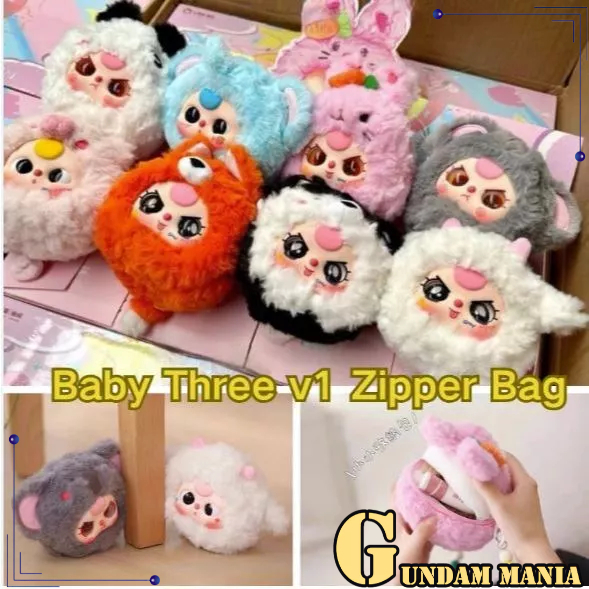 【GENUINE】Baby Three Take Me Out Zipper Bag Series Plush Blind Box ...