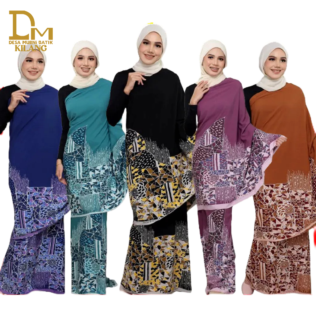 DESA MURNI BATIK Open Meter Batik Baihaqi Crepe 45 CODE W 4 | Shopee Malaysia