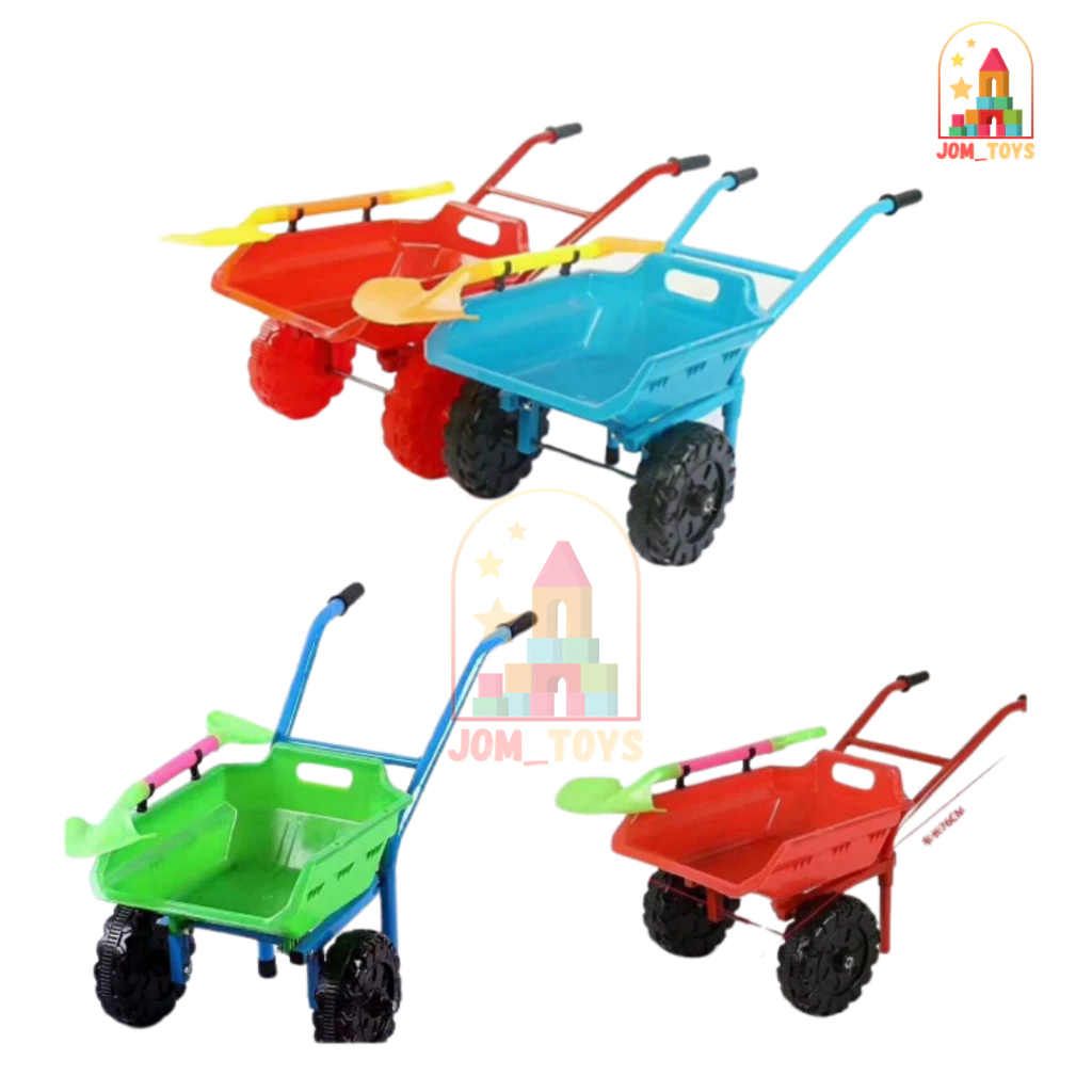 Children Trolley Wheelbarrow Cart Kereta Sorong Mainan Budak Kids Play ...