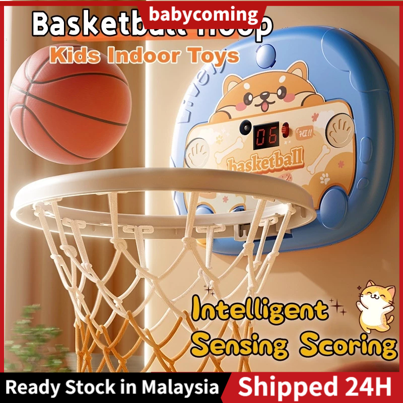 【Inductive Scoring】Basketball Hoop Toys Sound Counter Indoor Mini ...