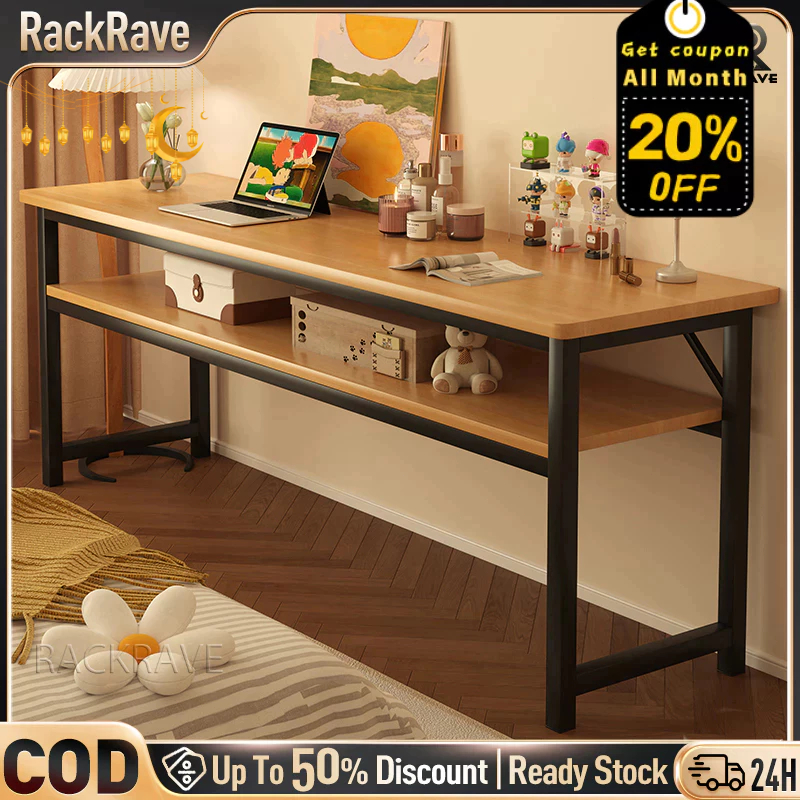 RR-Double Decker 160CM Large Table Bedroom Desk Office Computer Table ...