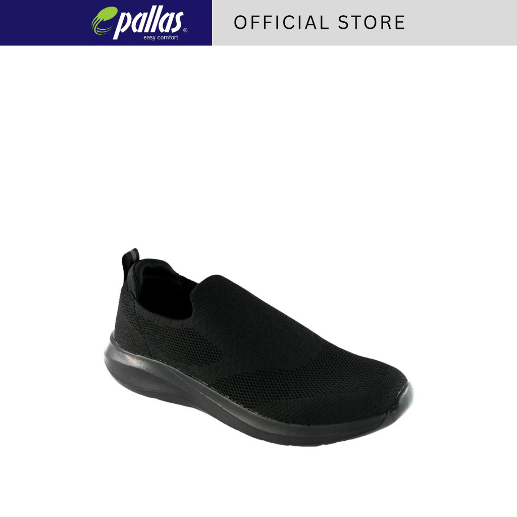 PALLAS JAZZ STAR CASUAL COLOR SHOES SLIP ON JS07-0161 ALL BLACK ...