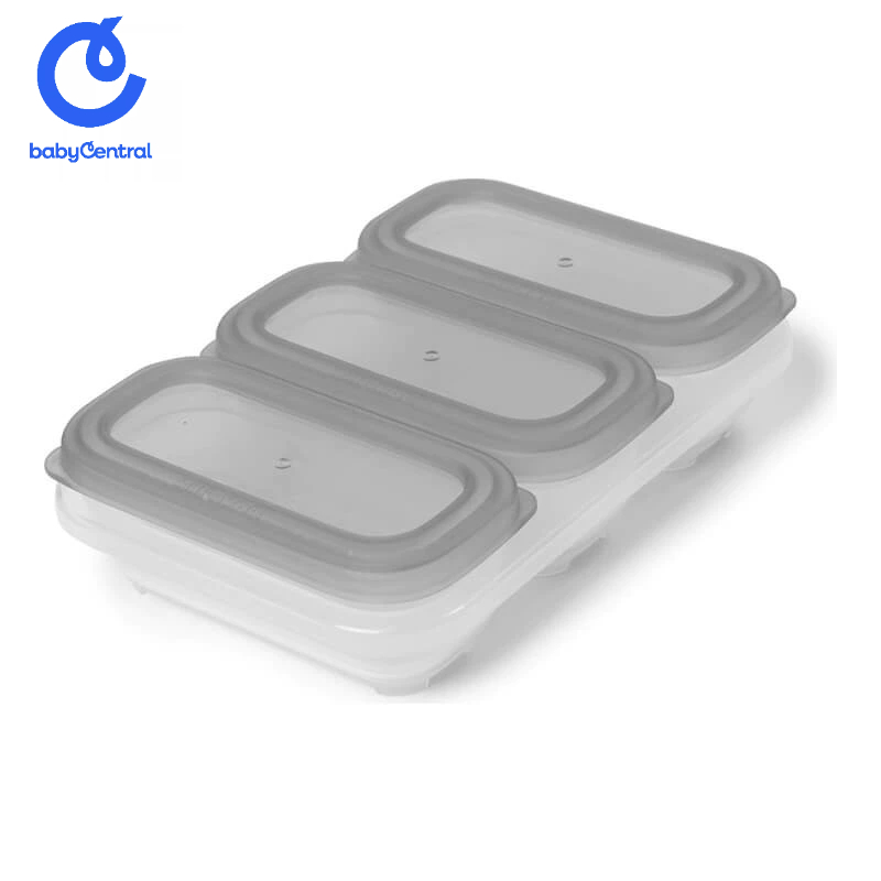 Skip Hop Easy-Store Containers - 120ml -Stackable design, Freezer-safe ...