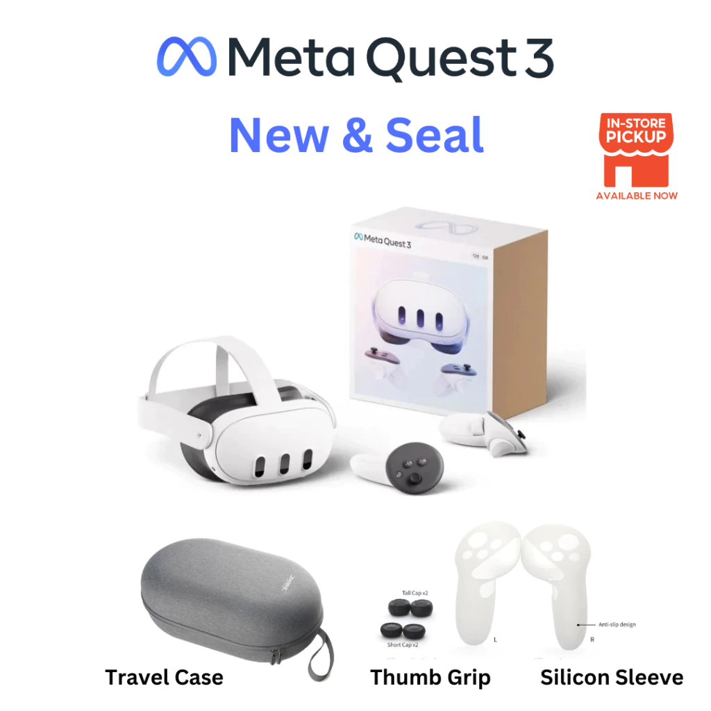 Meta Quest 3S / Meta Quest 3 VR Virtual Reality Headset (Official ...