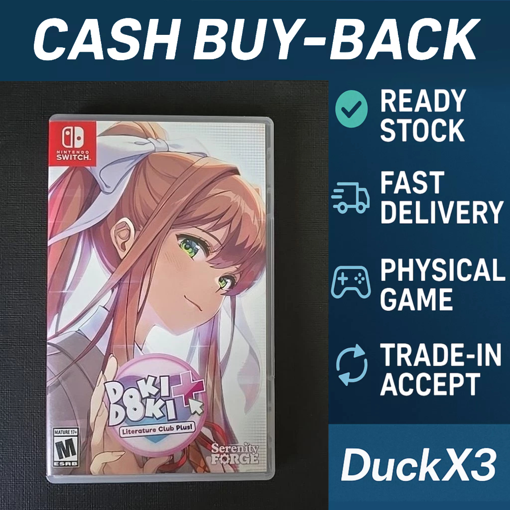Nintendo Switch Doki Doki literature club plus Chinese/English used ...