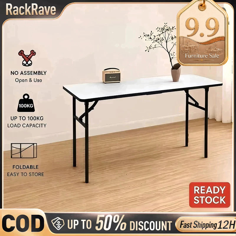 RR-Folding Table Home Office Table Study Writting Desk Portable&Durable ...