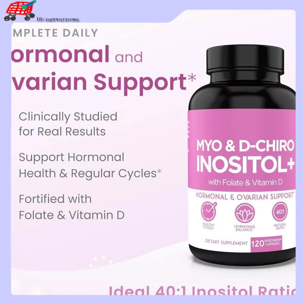 Optify Myo-Inositol and D-Chiro Plus Vitamin D PCOS Hormone Balance ...
