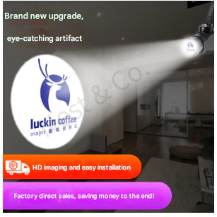 Advertising projection light, rotating logo light, shop storefront LED ...
