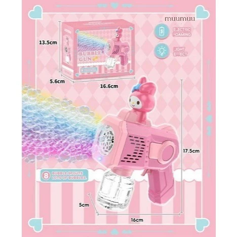 [READY STOCK MY] Kids Automatic Bubble Gun with Light and Mucis ...