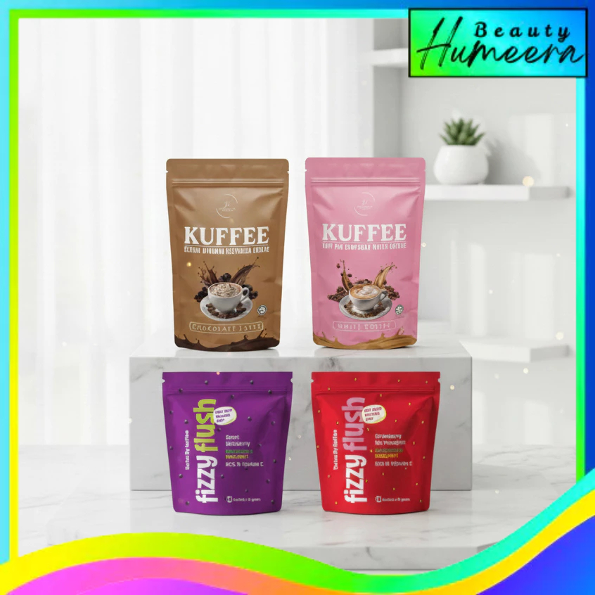 KUFFEE YUNIE WHITE COFFEE & CHOCOLATE FIZZY FLUSH DETOX new pack 2025 ...