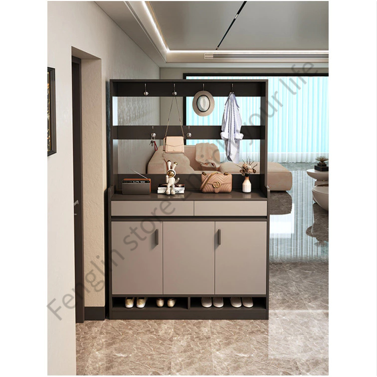 Entrance hall cabinet living room partition rack partition screen ...