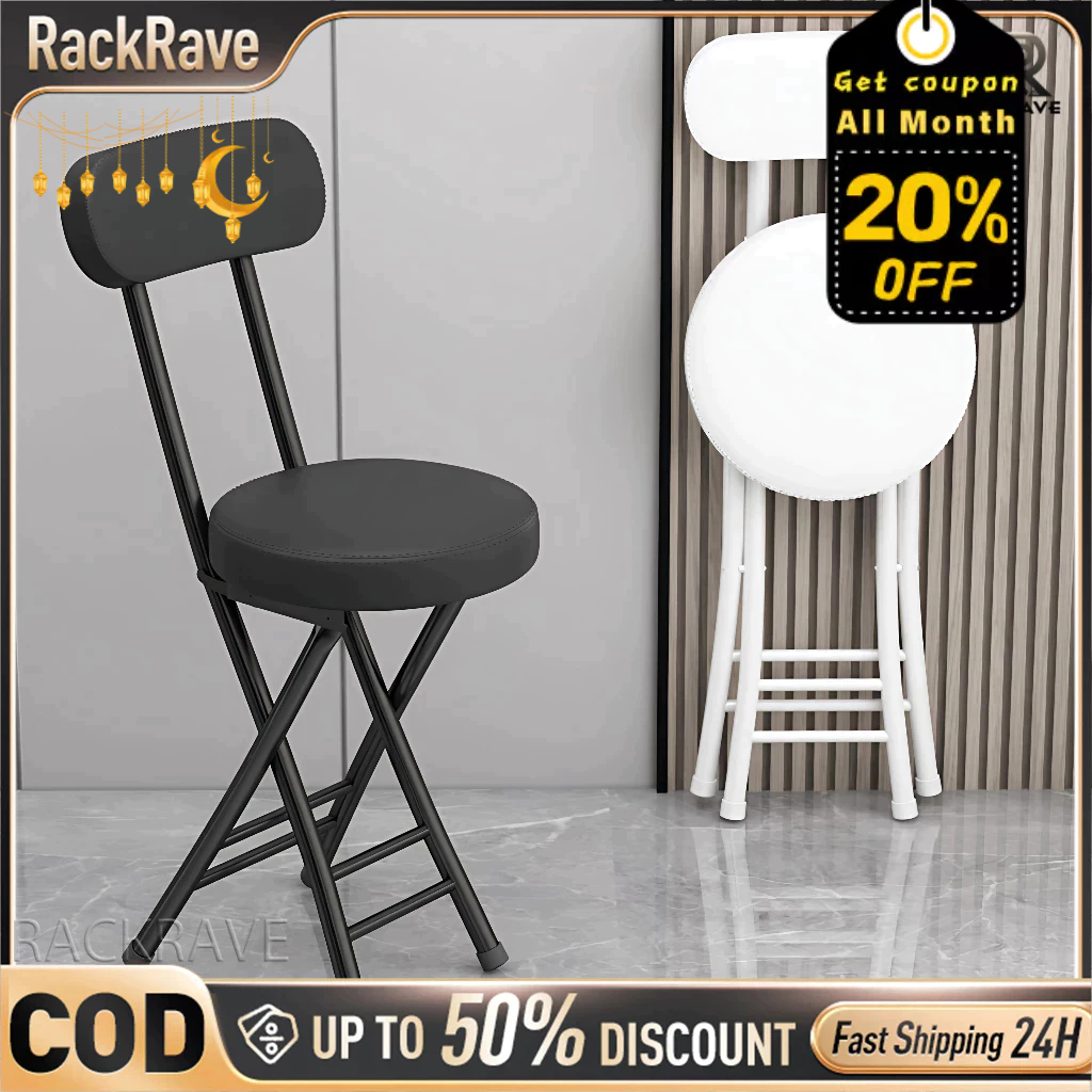 RR-Easy Folding Chair Portable Outdoor Chair Backrest Leisure Chair ...