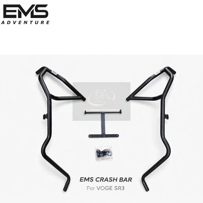 VOGE SR3 EMS Crash Bar Motorcycle High Quality Body protector bar Black ...