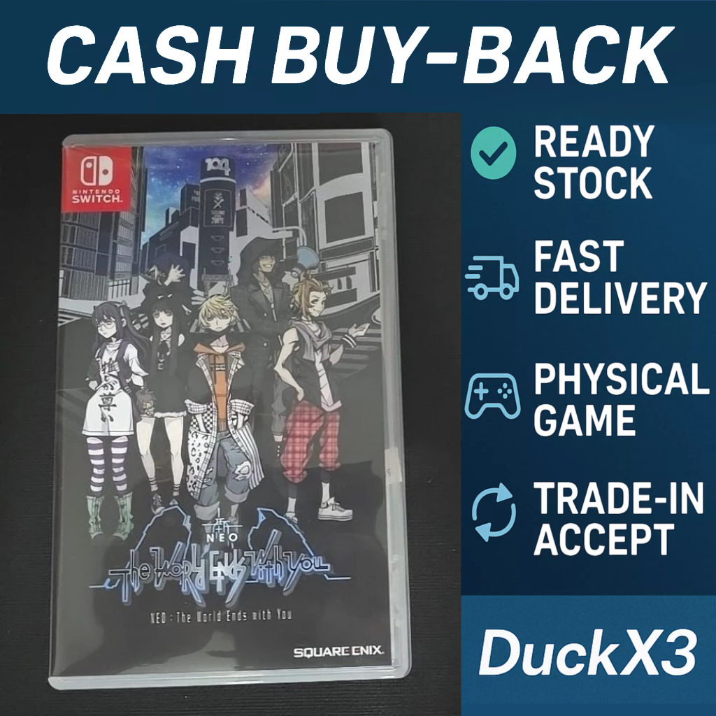 Nintendo Switch Neo: The world end with you English used | Shopee Malaysia