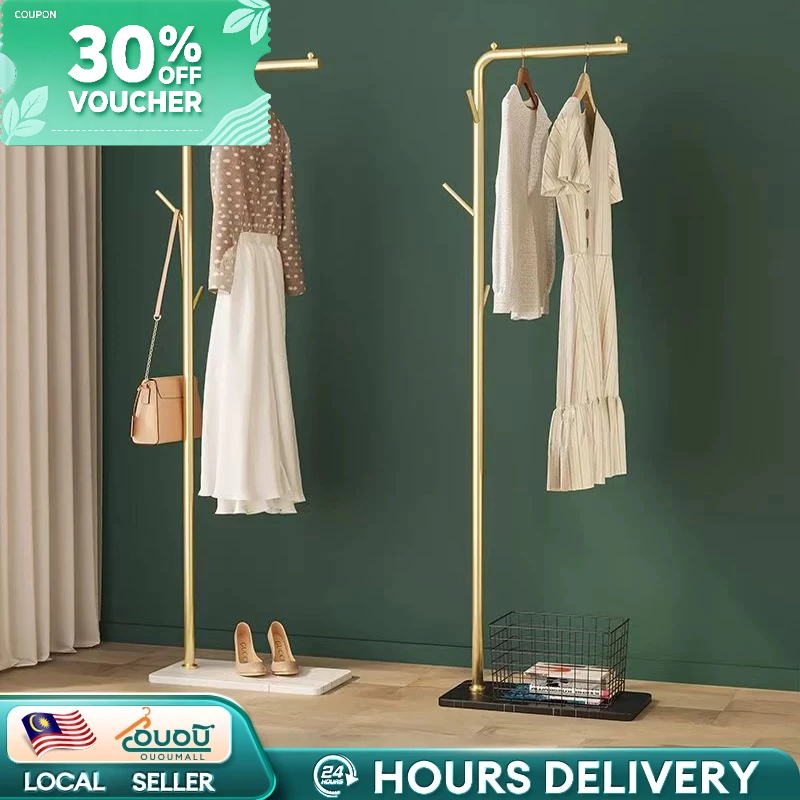 Clothes Tree Simple Household Drying Rack Foor Standing Clothes Rack ...