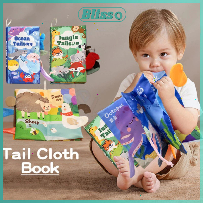 Blisso Buku Kain Bayi Baby Cloth Book Busy Book Wear-resistant Toddler ...
