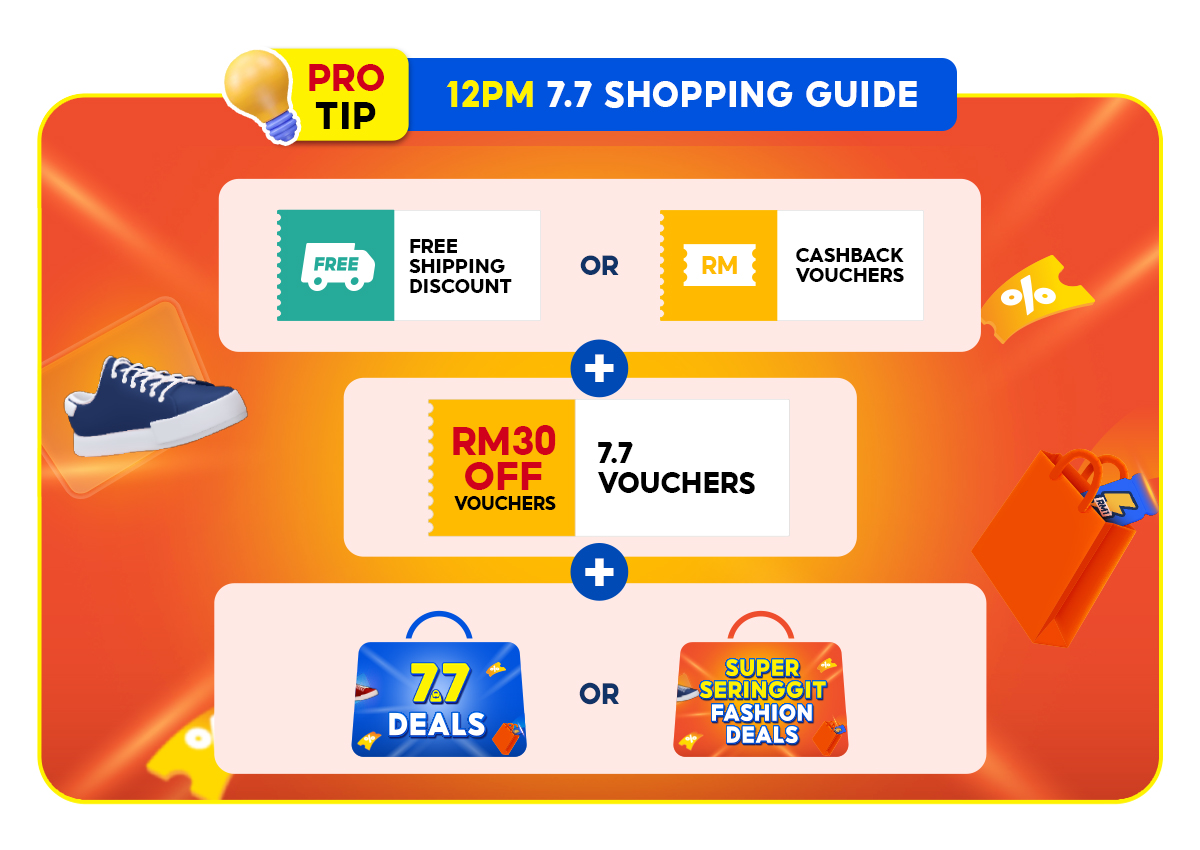 7.7 Mega Fashion Sale 2024 | Free Shipping No Min. Spend + Super ...