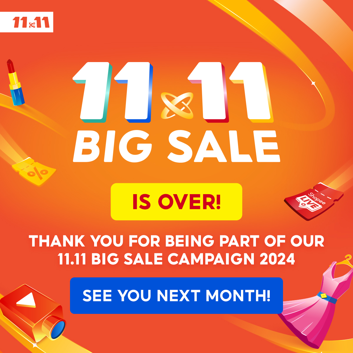11.11 Big Sale 2025 | 90% Off Lowest Price Guaranteed | Shopee Malaysia