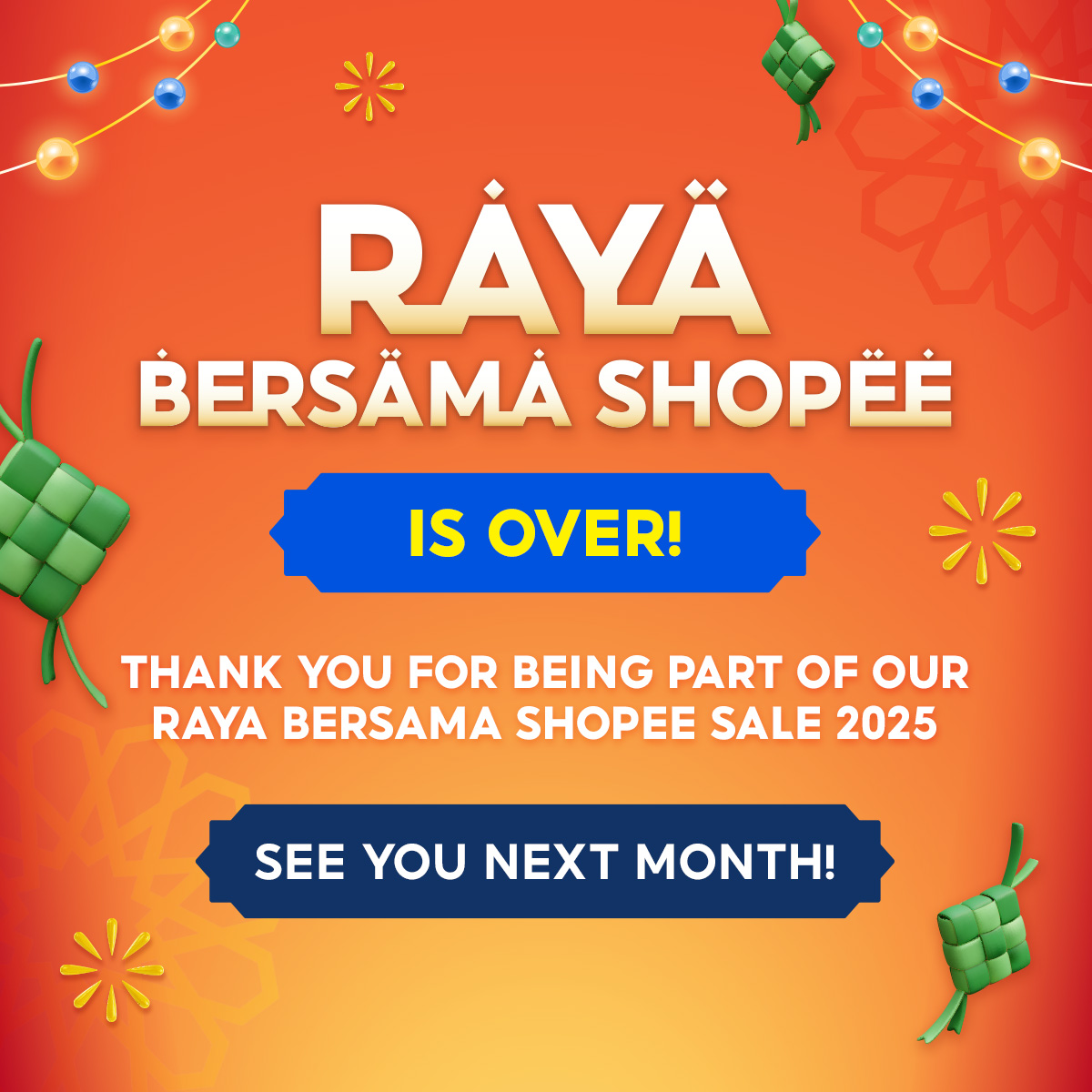 Shopee Raya Sale 2025 | 90% Off Lowest Price Guaranteed | Shopee Malaysia