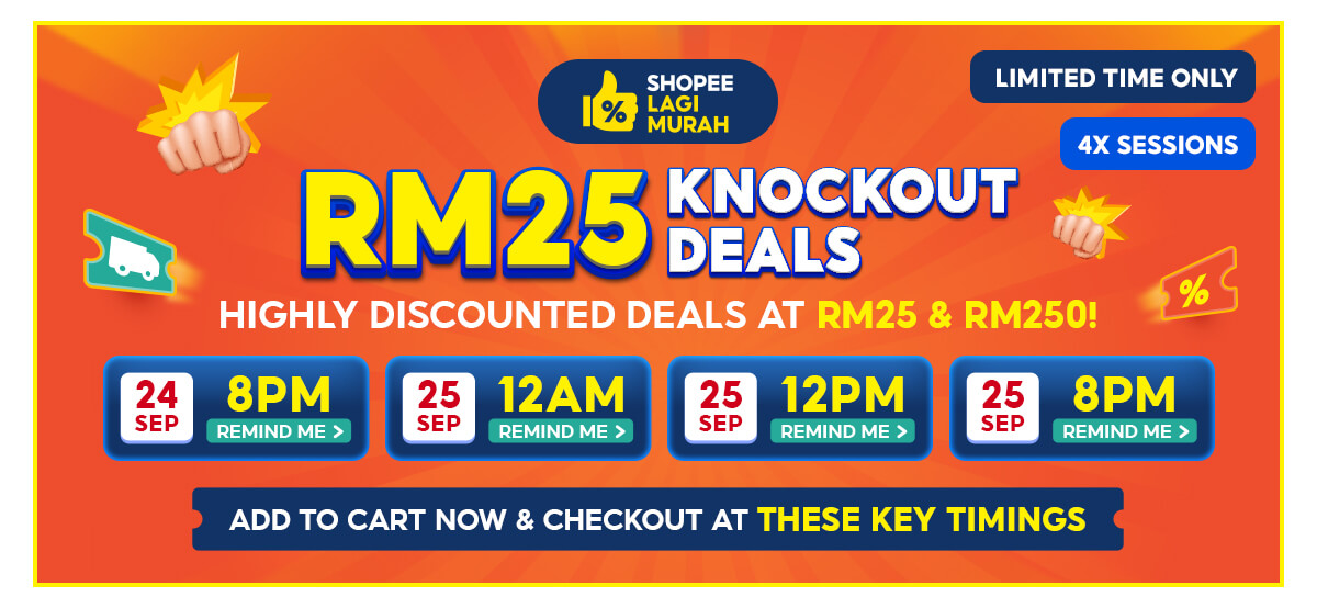 Sep 25 Payday Sale 2026 | Shopee Lagi Murah 50% Off Daily | Shopee Malaysia