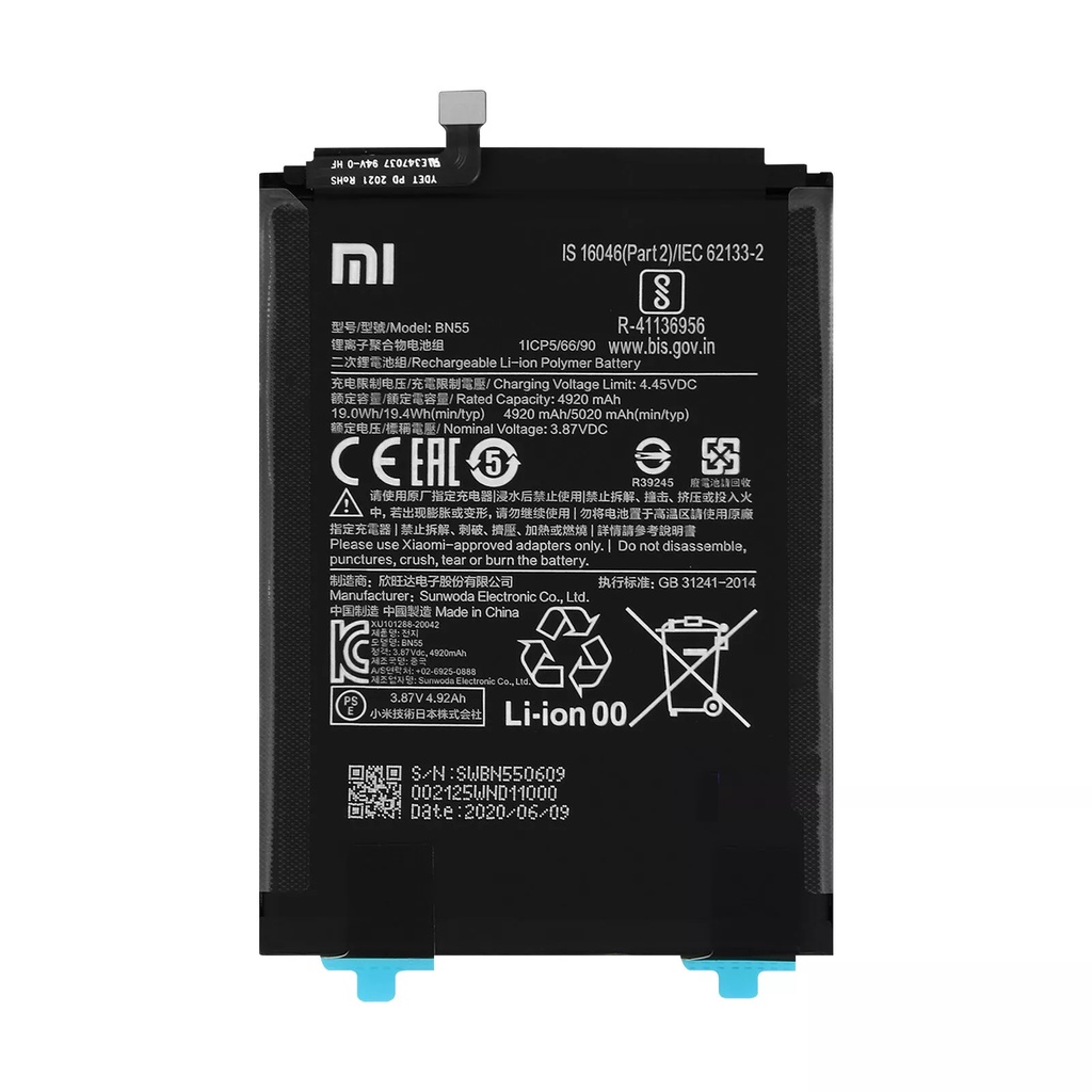REDMI NOTE 9S BATTERY ORIGINAL BN55 | Shopee Malaysia