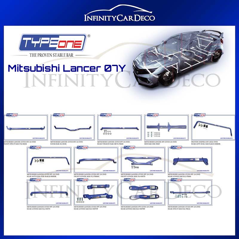 Mitsubishi Lancer 2007 Type One Stable Performance Bar Multi Point ...