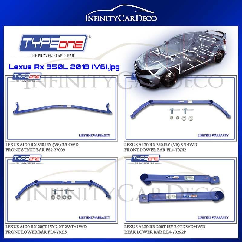 Type One Stable Performance Bar Multi Point Strut Safety Racing Bar ...