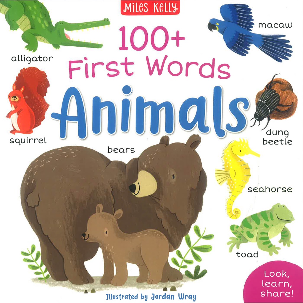 (BX) 100+ FIRST WORDS: ANIMALS (ISBN: 9781789895070) | Shopee Malaysia