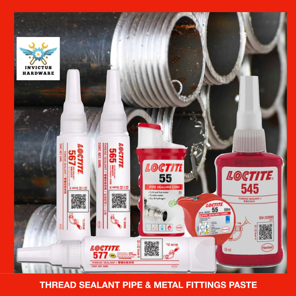GENUINE ASIA MARKET Loctite 545 50ml prevent loosen leakage shock ...