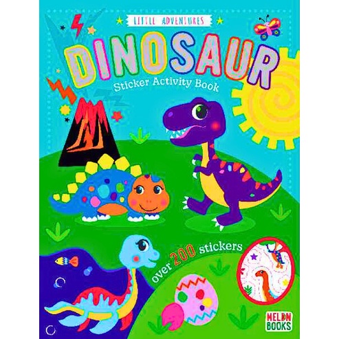 (BBW) LITTLE ADVENTURES DINOSAUR STICKER ACTIVITY BOOK (ISBN ...