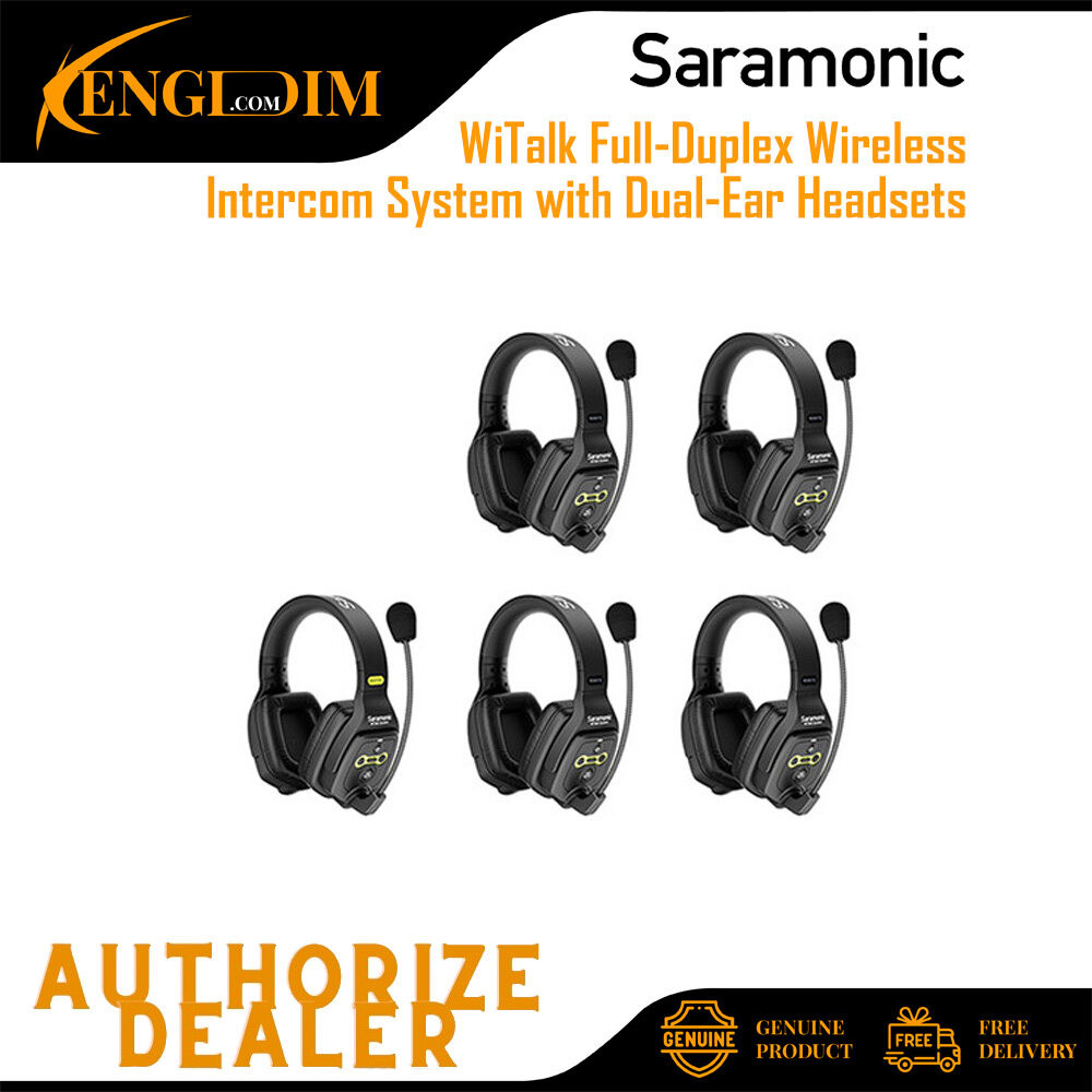 Saramonic WiTalk Full-Duplex Wireless Intercom System with Dual-Ear ...